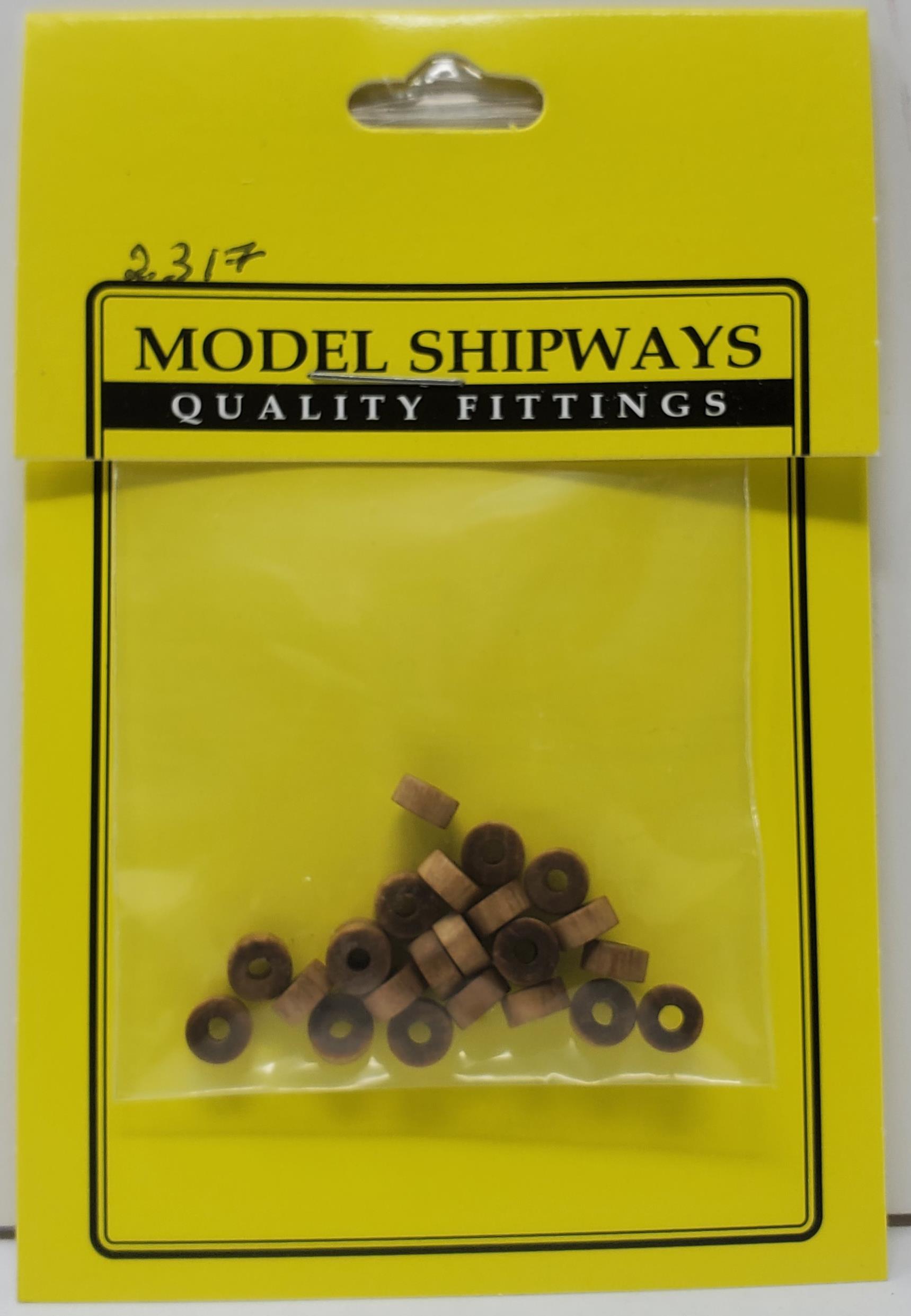 Model Expo - 3/16" (5mm) Wood Canon Wheels (Trucks) 24 pcs – Model Expo ...