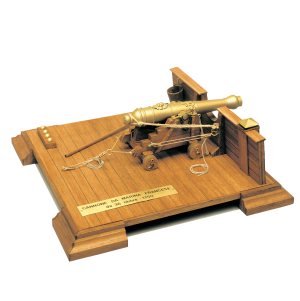 Mantua - 807 French Marine Cannon - All Wood & Metal Kit 1:17 Scale Ki ...