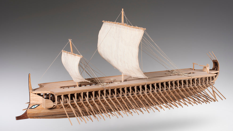 Dusek-Mamoli - Greek Trireme Model Ship Kit, 480 B.C. – Scale 1:72 ...