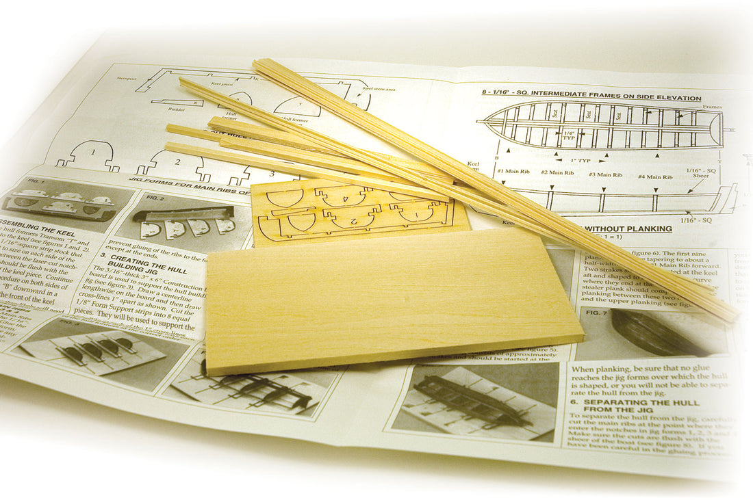 Model Expo - 3-3/16" (81mm) Plank-on-frame Lifeboat Kit – Model Expo Online